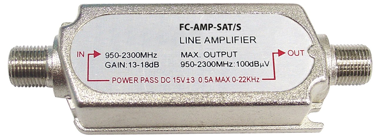 Amplificatore satellitare LNB 13 18 dB per segnali SAT FC-AMP-SAT/S In ...