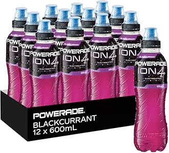 Powerade ION4 Blackcurrant Sports Drink, 12 x 600 ml: Amazon.com.au ...