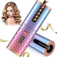 Amazon.com: Automatic Curling Iron, Cordless Auto Hair Curler with 6 Temps & Timers ...