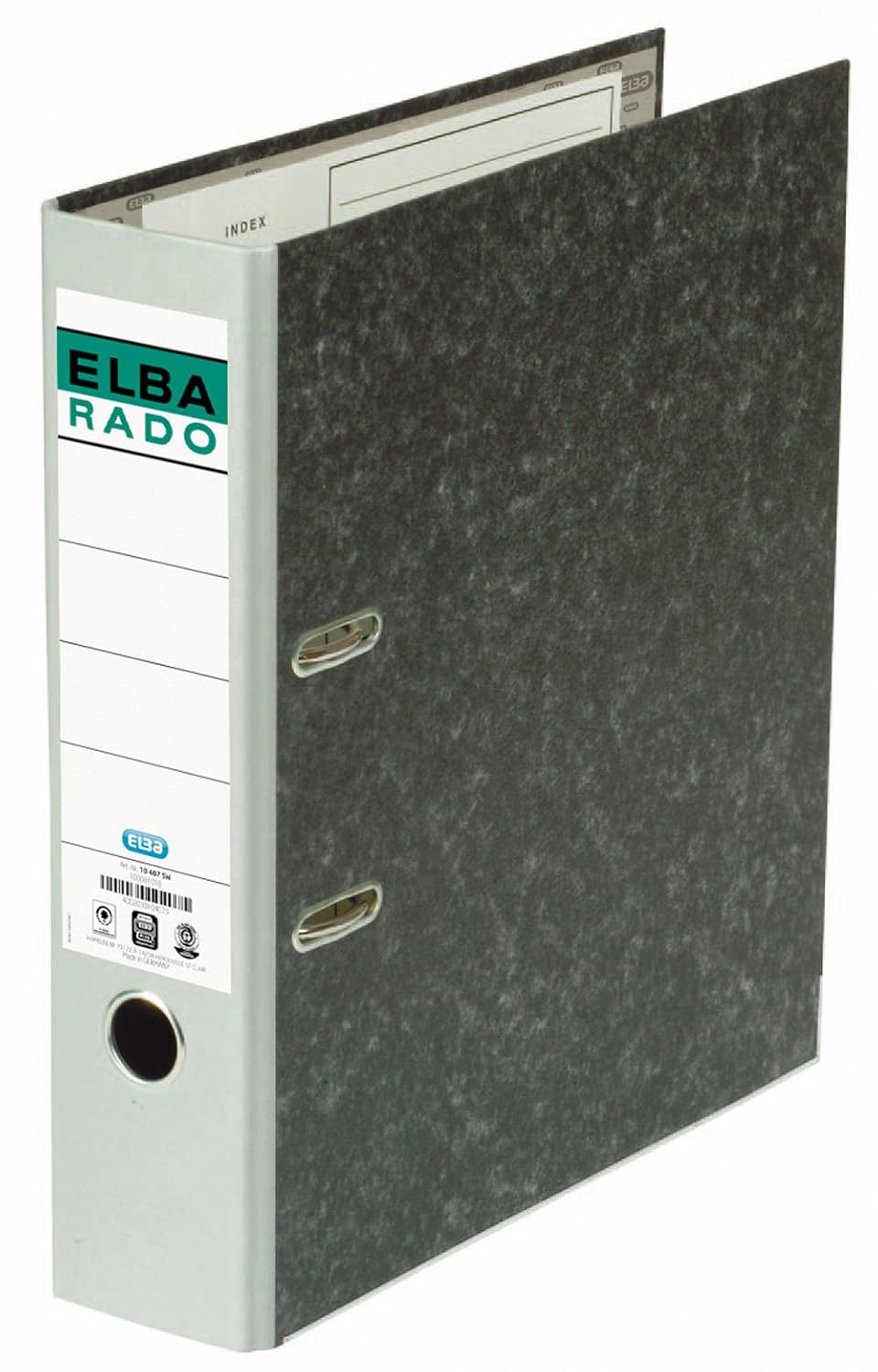 Elba Rado Ring Binder/Folder, Clouded Marble A4, Wide (1 item) grey ...