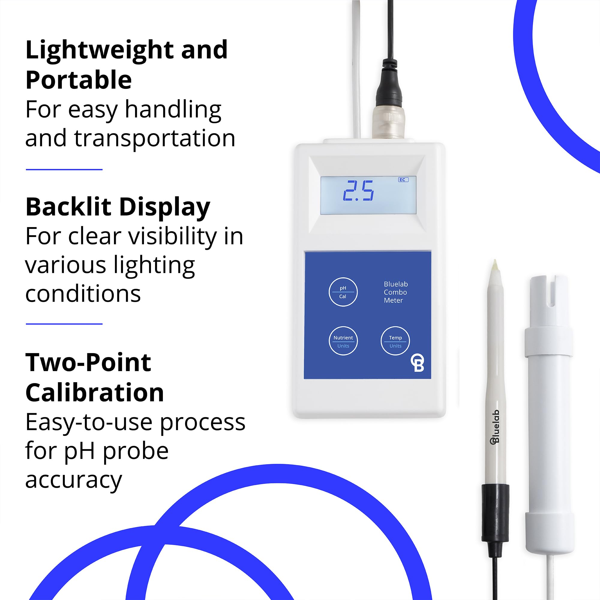 Mua Bluelab METCOMPLUS Combo Meter Plus for pH, Temperature, and ...