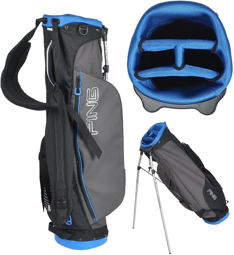 Ping L8 Stand Bag, Black/Blue, Stand Bags - Amazon Canada