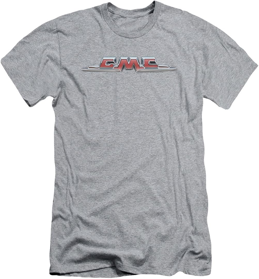 Amazon.com: A&E Designs GMC Shirt Chrome Logo Slim Fit: Clothing