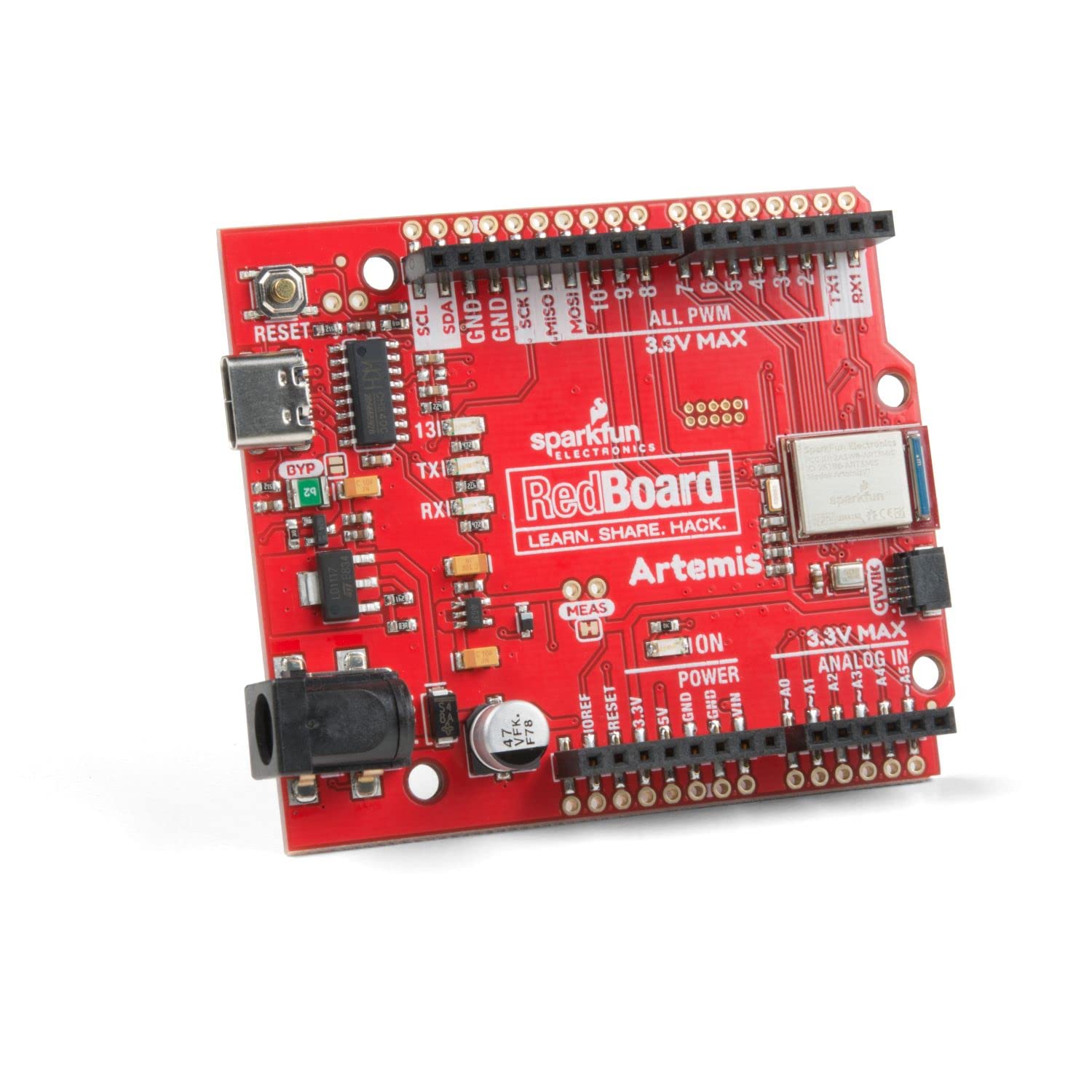 Mua RedBoard Artemis Machine Learning Development Board Includes BLE One megabyte of Flash USB-C ...