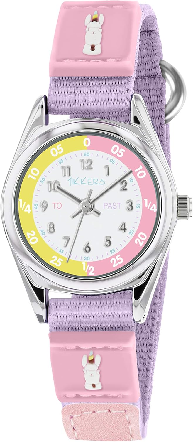 Tikkers Unisex Child Analogue Classic Quartz Watch with Silicone Strap ...