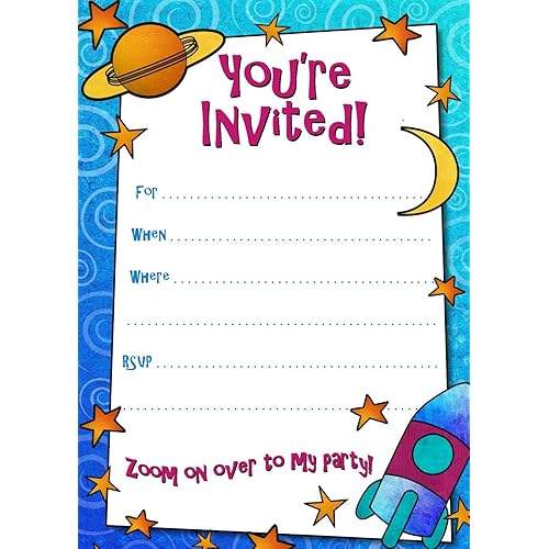 Birthday Invitation Card Cartoon