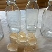 Amazon.com: Replacement Bottle Caps for Libbey and Stanpac Milk Bottles ...