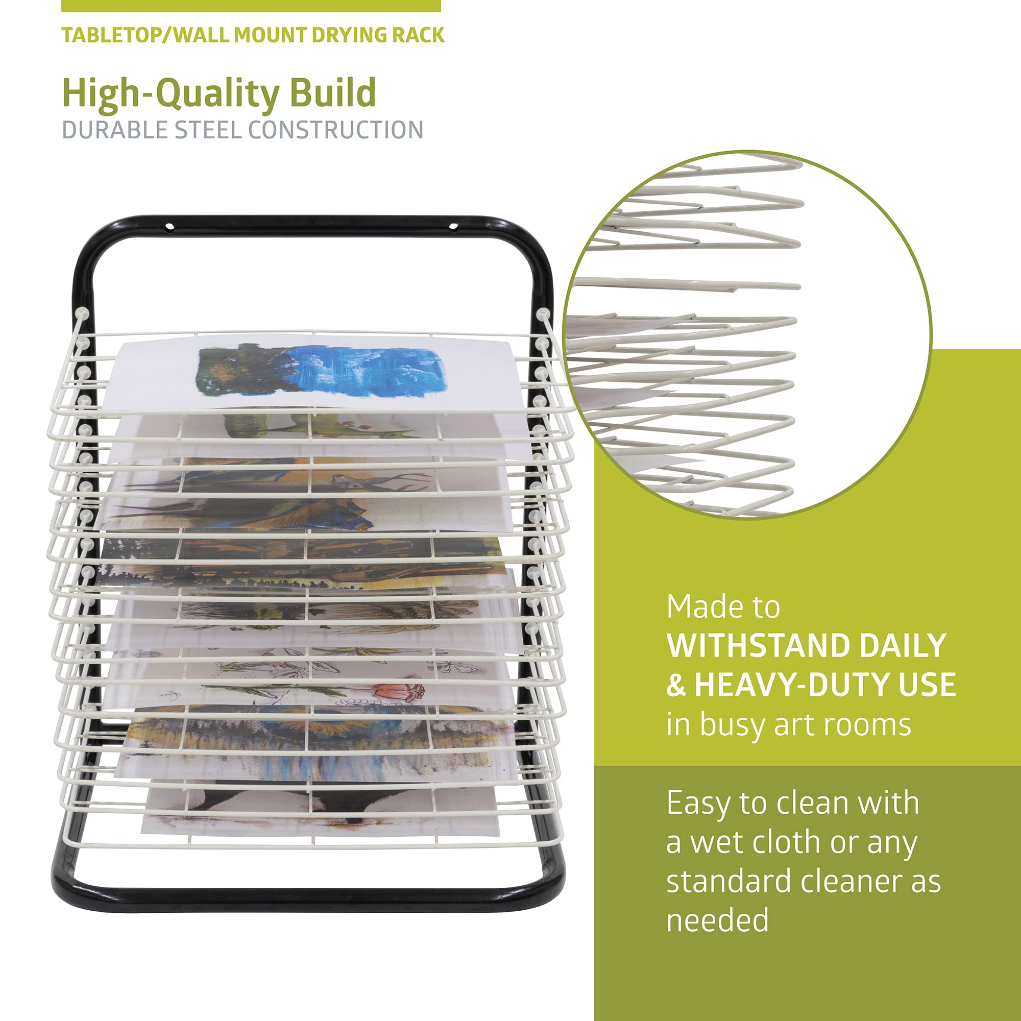 Mua Pearington Table Top or Wall Mount Art Drying Rack for Classroom ...