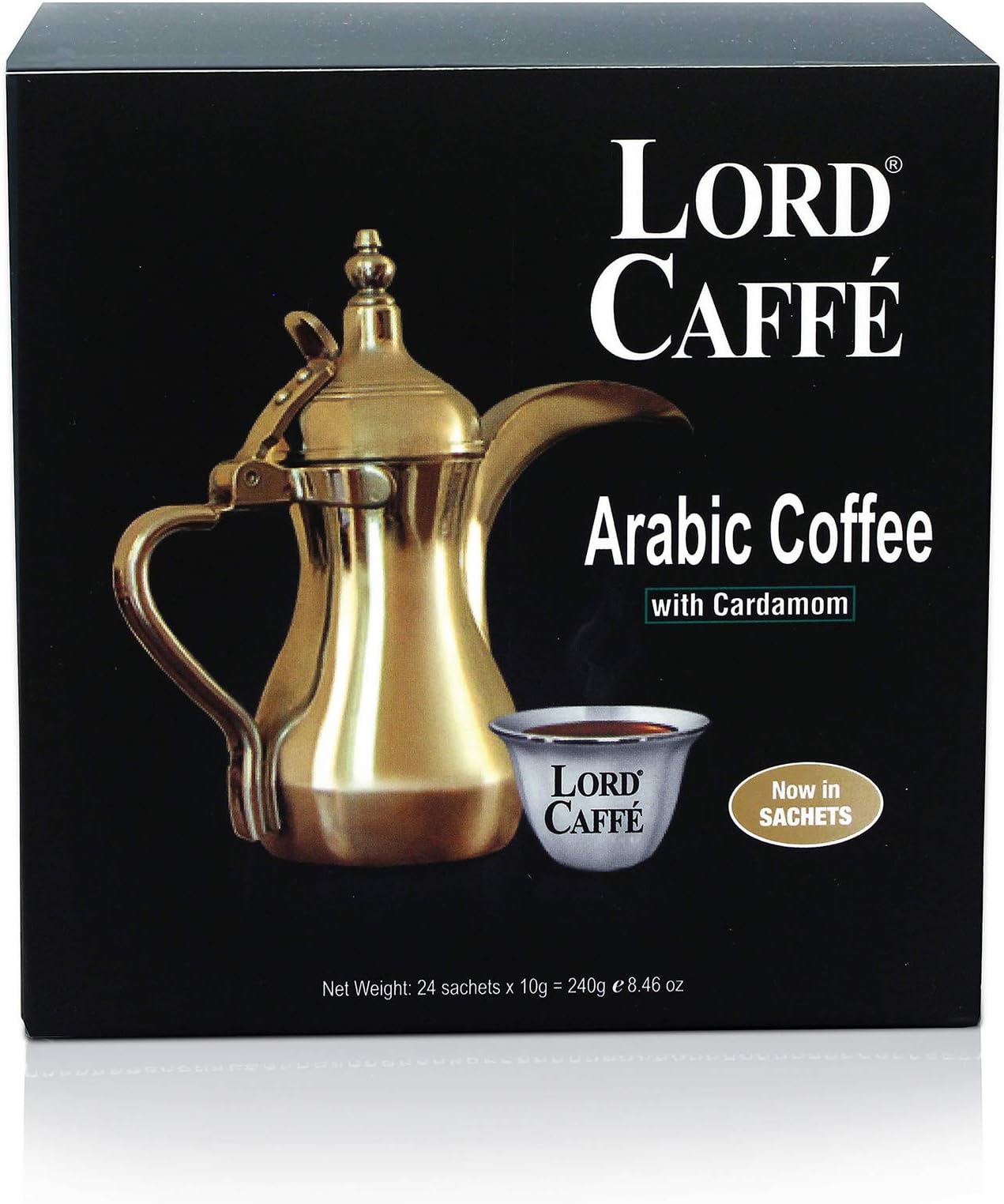 سعر Lord Caffe Arabic Coffee with Cardamom 24 Sachets - 240 gm فى ...