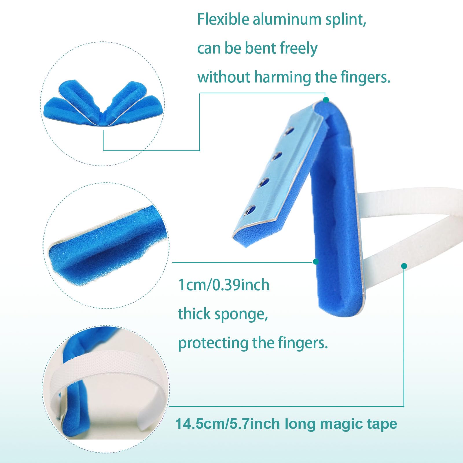 Mua Finger Splint L M S 3pcs，Trigger Finger Splint Middle Index Finger ...