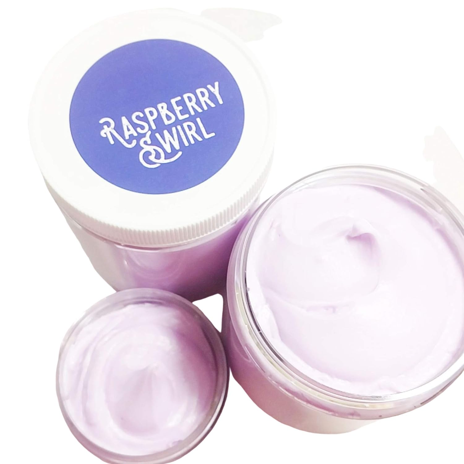 Amazon.com: Raspberry Swirl Whipped Body Butter Lotion. Natural Non ...