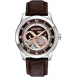 Bulova Men's 96B128 Precisionist Claremont Brown Leather Watch: Bulova ...