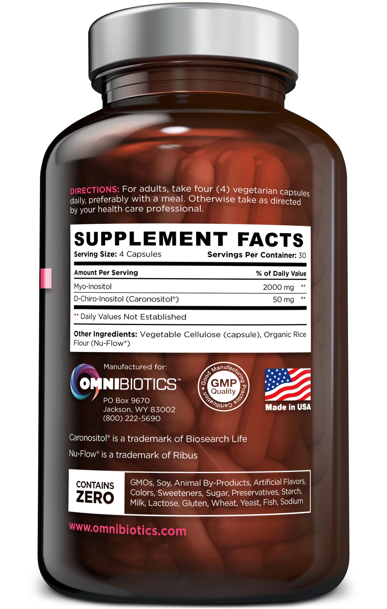 Mua OmniBiotics Myo-Inositol Plus & D-Chiro Inositol Supplement Natural ...