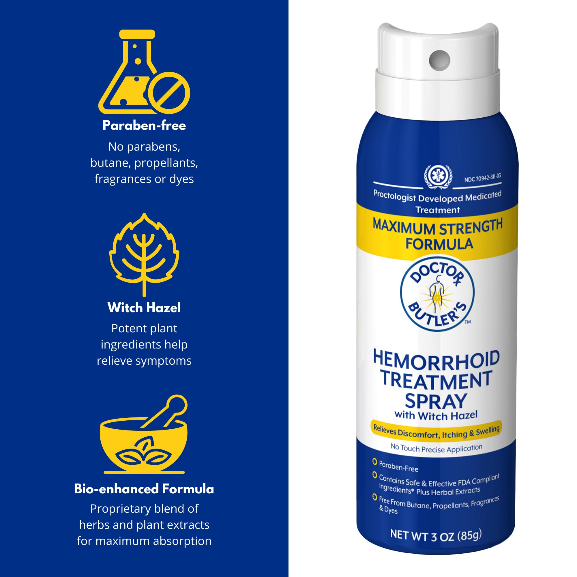 Mua Doctor Butler's Hemorrhoid Spray - Hemorrhoid Treatment and ...