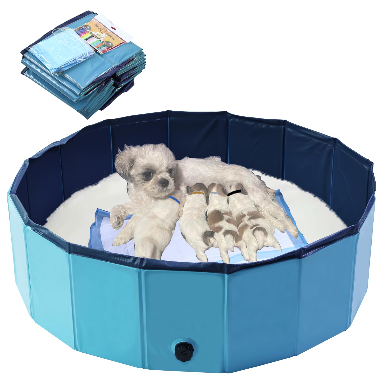 Artilife Dog Whelping Box,Dog Whelping Box Pool,Whelping Box for Dogs Birthing,Welping Box ...