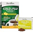 Herbion Naturals Cold & Flu Remedy Herbal Granules with Natural Lemon ...