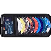 Amazon.com: CD Visor Organizer for Car 12 Pocket CD Visor Holder (Black ...