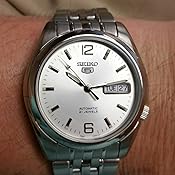 Amazon.com: Seiko Men's SNK385K Automatic Stainless Steel Watch: Seiko ...