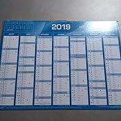 QUO VADIS - 1 Calendrier de Banque Bleu - Année 2020 - 55x40,5 cm ...