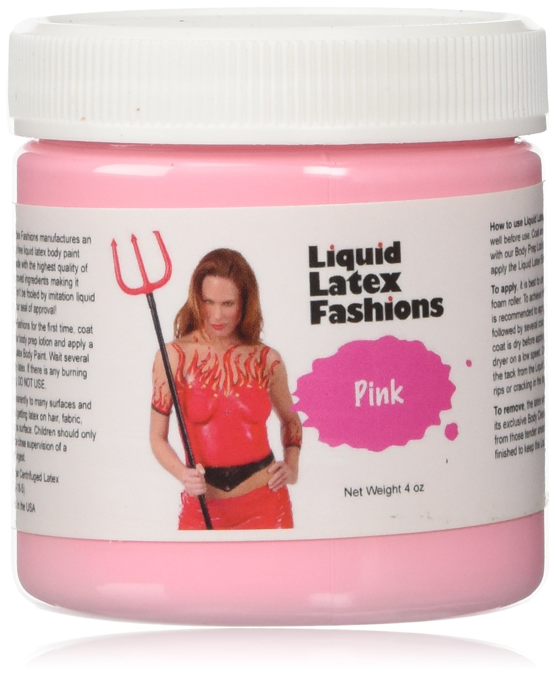 Mua Pink 4 Oz - Liquid Latex Body Paint, Ammonia Free No Odor, Easy On ...