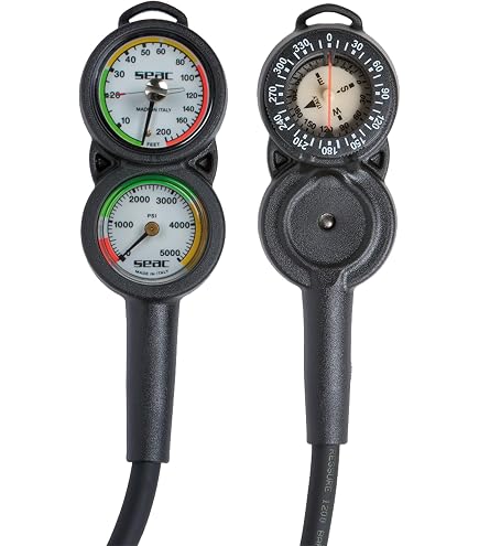 Scuba Compass Sherwood Navigator 3 Gauge Scuba Dive Complete Console ...