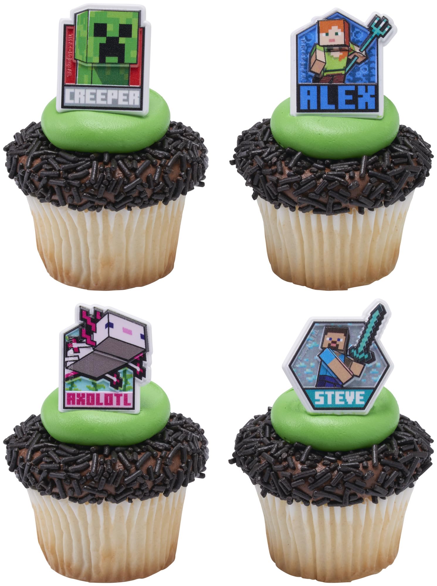 Mua DecoPac Minecraft Lush Finds Rings, Cupcake Decorations Featuring ...