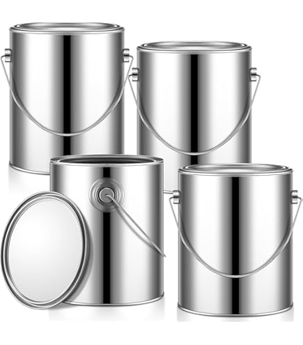 Paint Containers Master Elite 1 Quart Unlined Empty Metal Paint Can ...