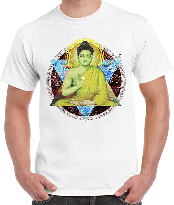 Buddha Dharma Buddhist Men's T-Shirt: Amazon.co.uk: Clothing