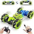 Amazon.com: Dysaim Gesture Sensor RC Stunt Car for Kids 2.4GHz 4WD Remote Control RC Car 30 mins ...