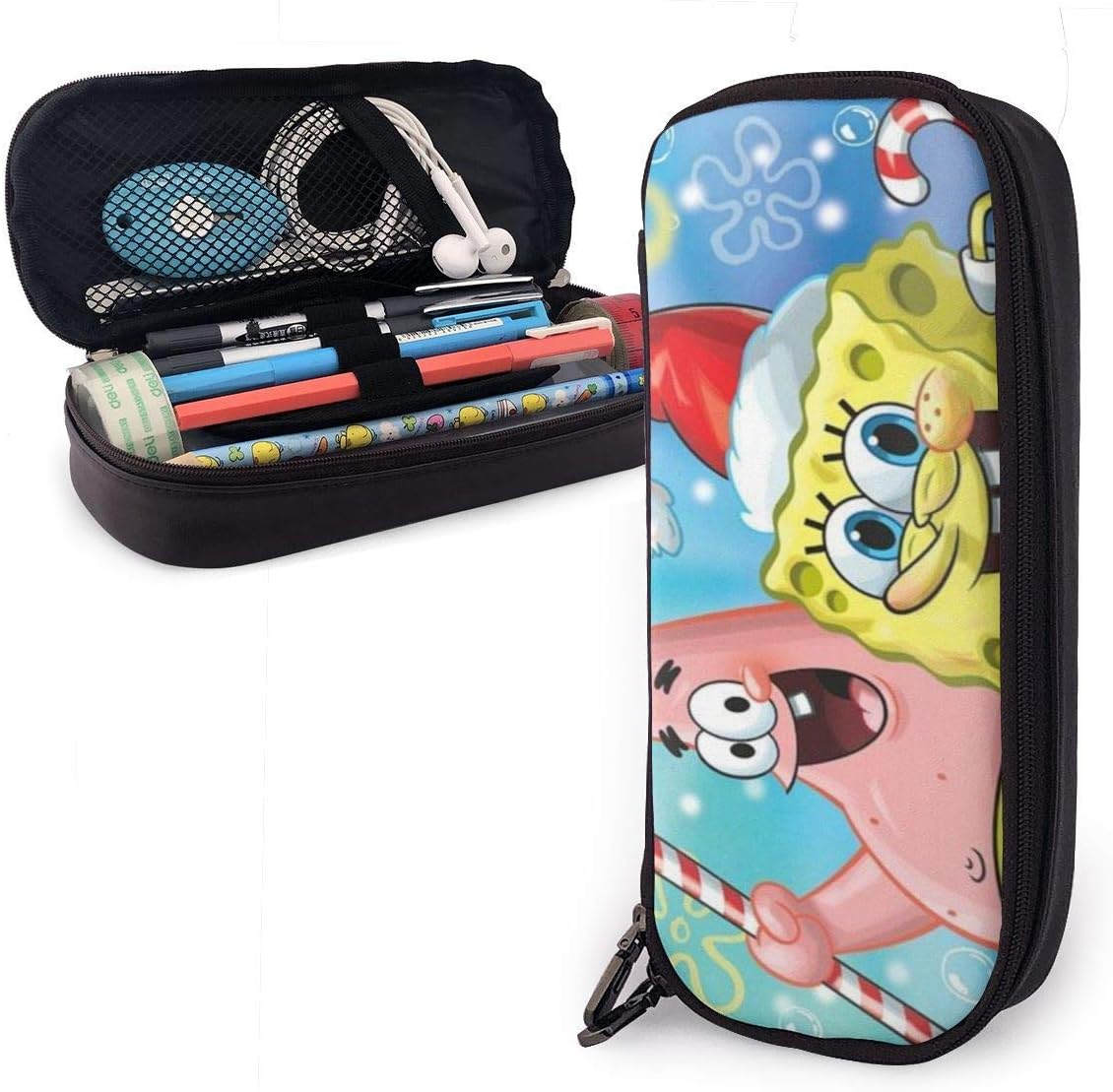 Bob Esponja Caja De L pices De Navidad Doble Cremallera Pu Gran bob-esponja-caja-de-l-pices-de-navidad-doble-cremallera-pu-gran
