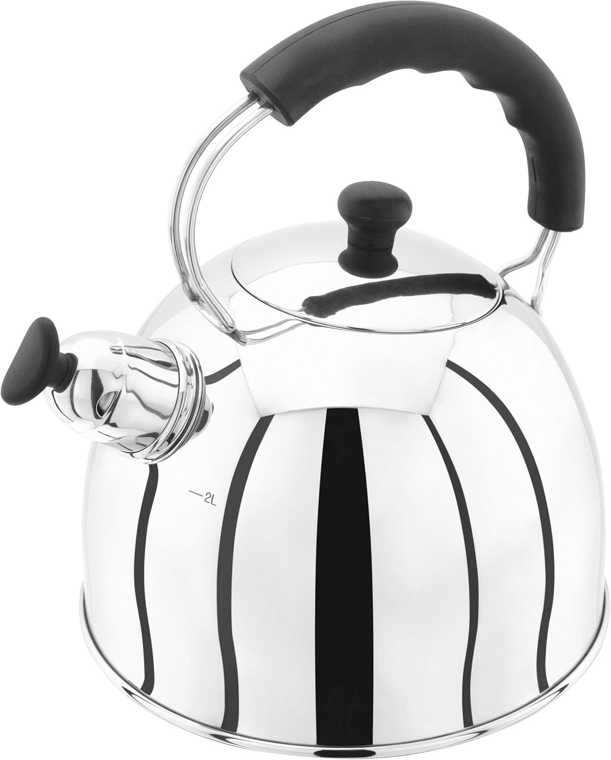 Judge Traditional Whistling Kettle, Silver, 2 Litre – BigaMart