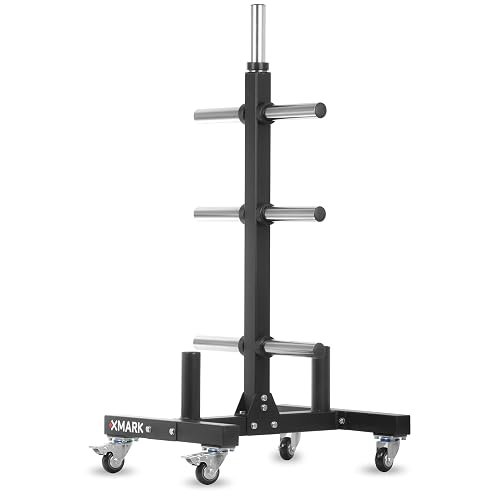 XMark Commercial Olympic Weight Plate Tree or Bumper Plate Tree, 750 lb ...