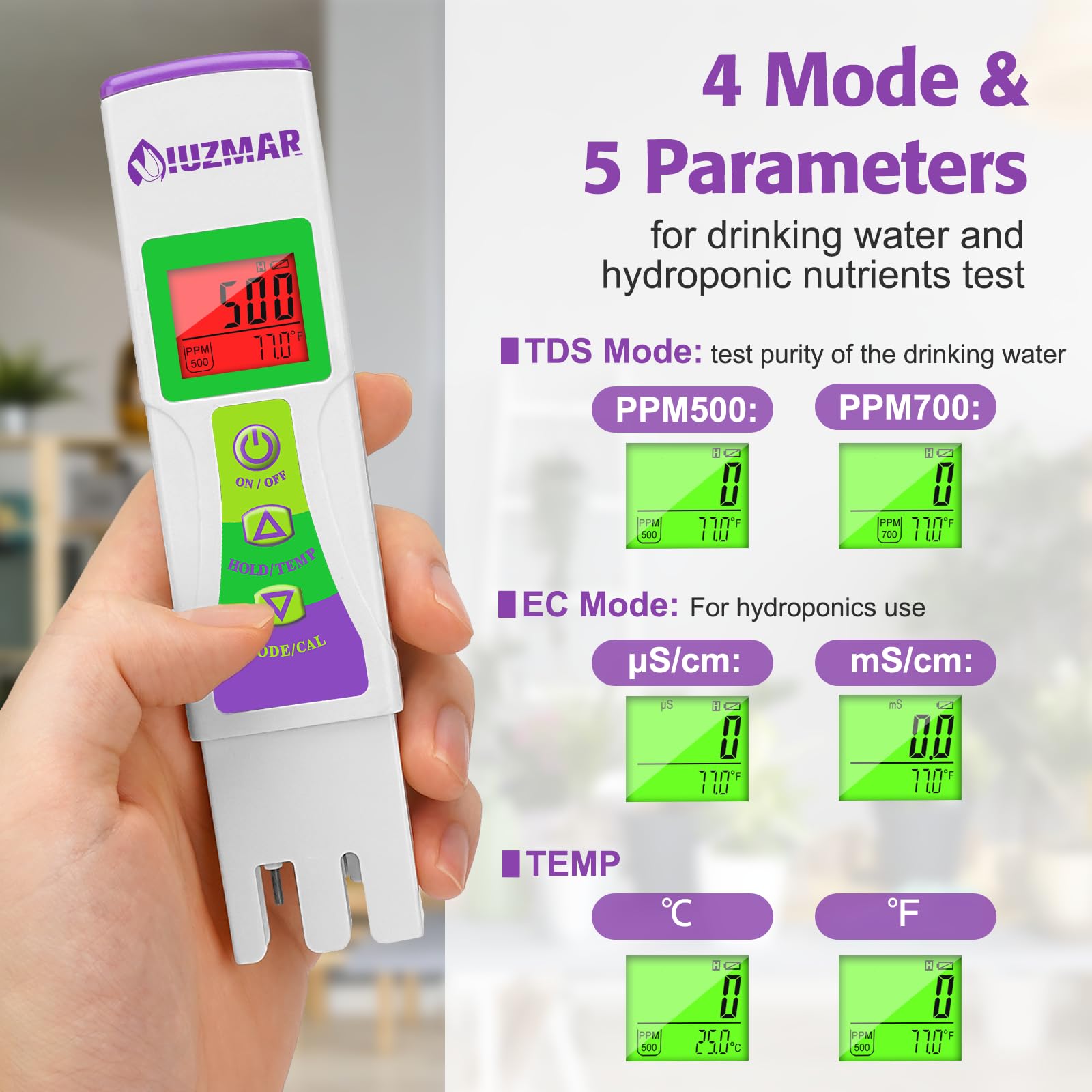 Mua TDS Meter Drinking Water Tester Digital Water Quality Tester for ...