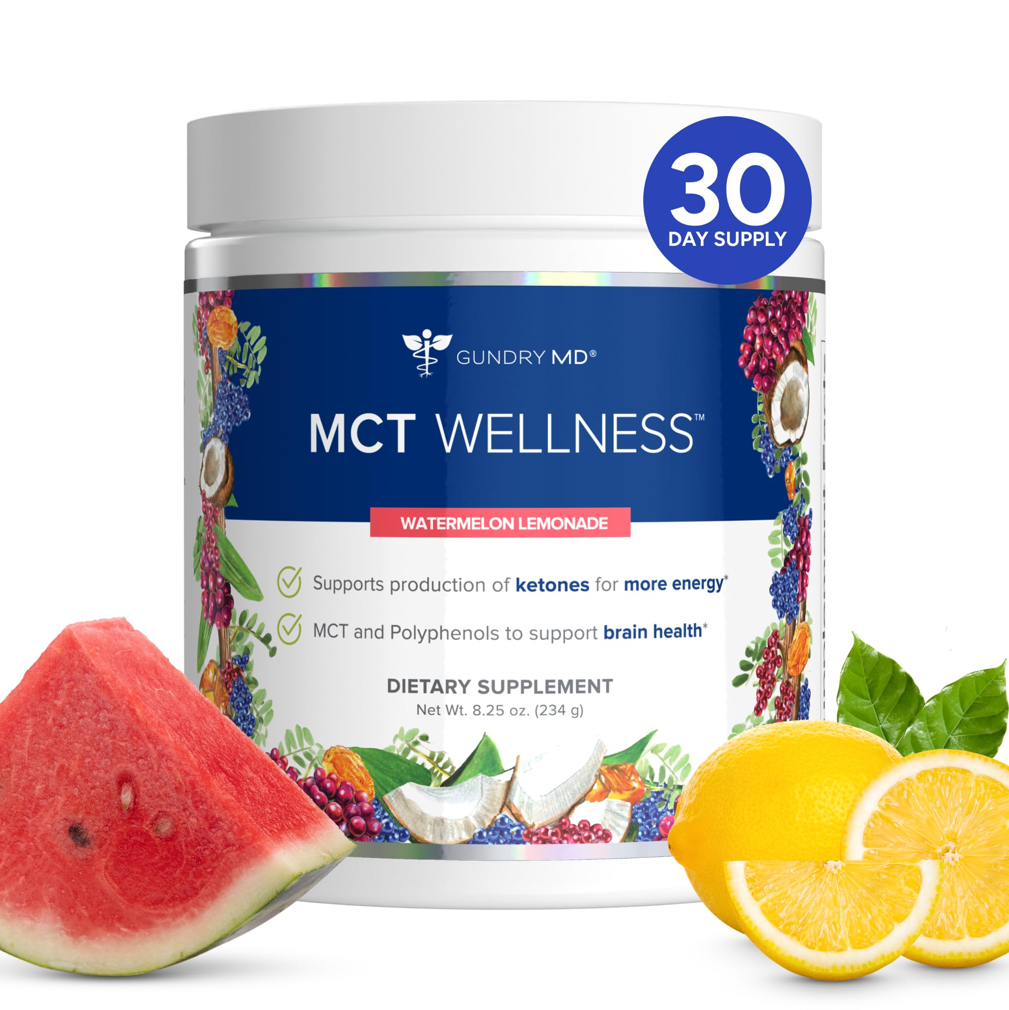 Gundry MD MCT Wellness Powder to Support Energy, Ketone Production and ...