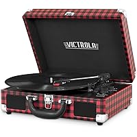 Amazon.com: Victrola Vintage 3-Speed Bluetooth Portable Suitcase Record Player with Built-in ...