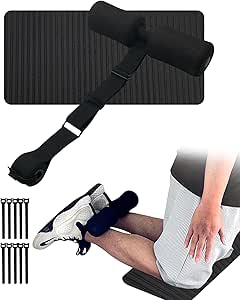 Amazon.com : Nordic Hamstring Curl Strap with Fitness Knee Mat & Cable ...
