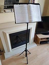 Tiger Orchestral Music Stand - Fully Adjustable Sheet Music Stand in ...