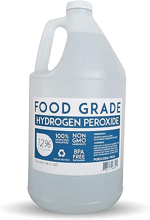 Amazon.com: Food Grade Hydrogen Peroxide - Super Oxygenated Pure H202 ...