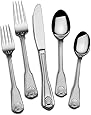 Amazon.com | Towle 5192135 London Shell 45-Piece 18/10 Stainless Steel ...