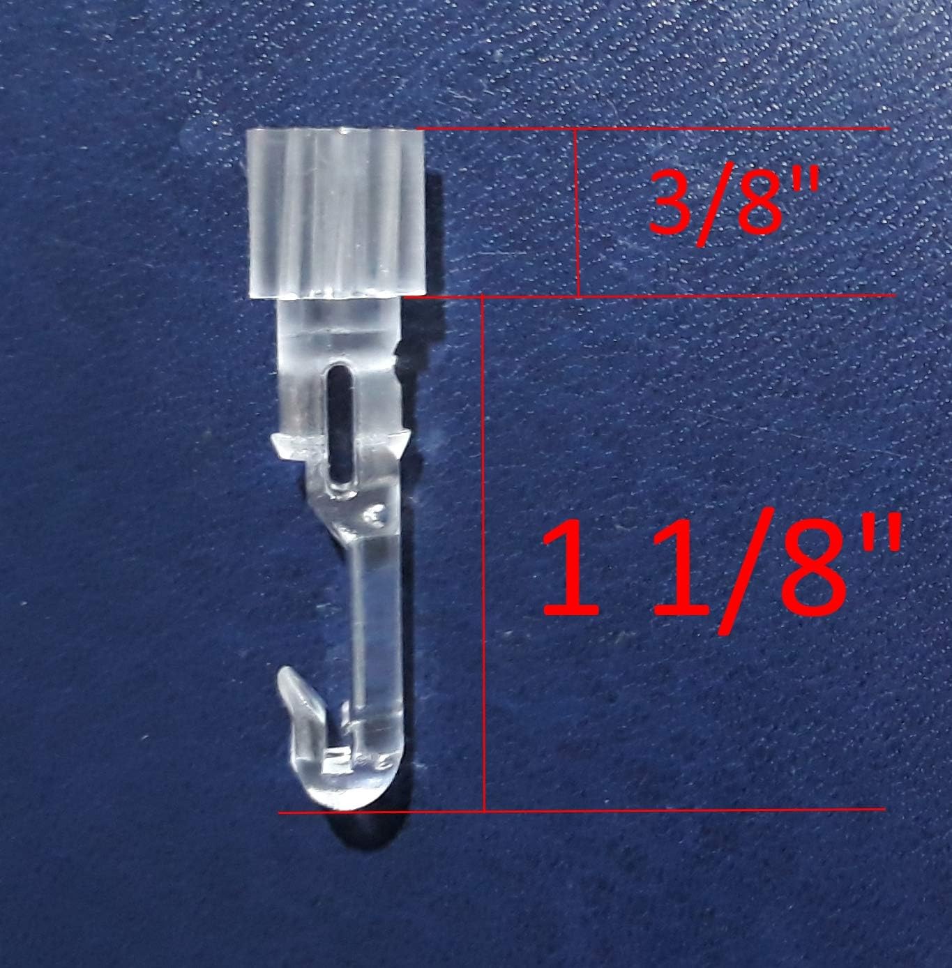 Amazon.com: Asia Buy Blind Parts Vertical Blind Track Carrier Clip/Hook ...