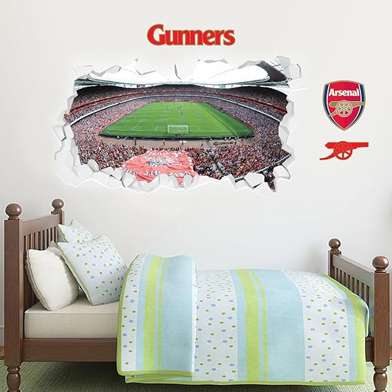 Beautiful Game Arsenal Football Club Official Smashed Wall Stadium ...