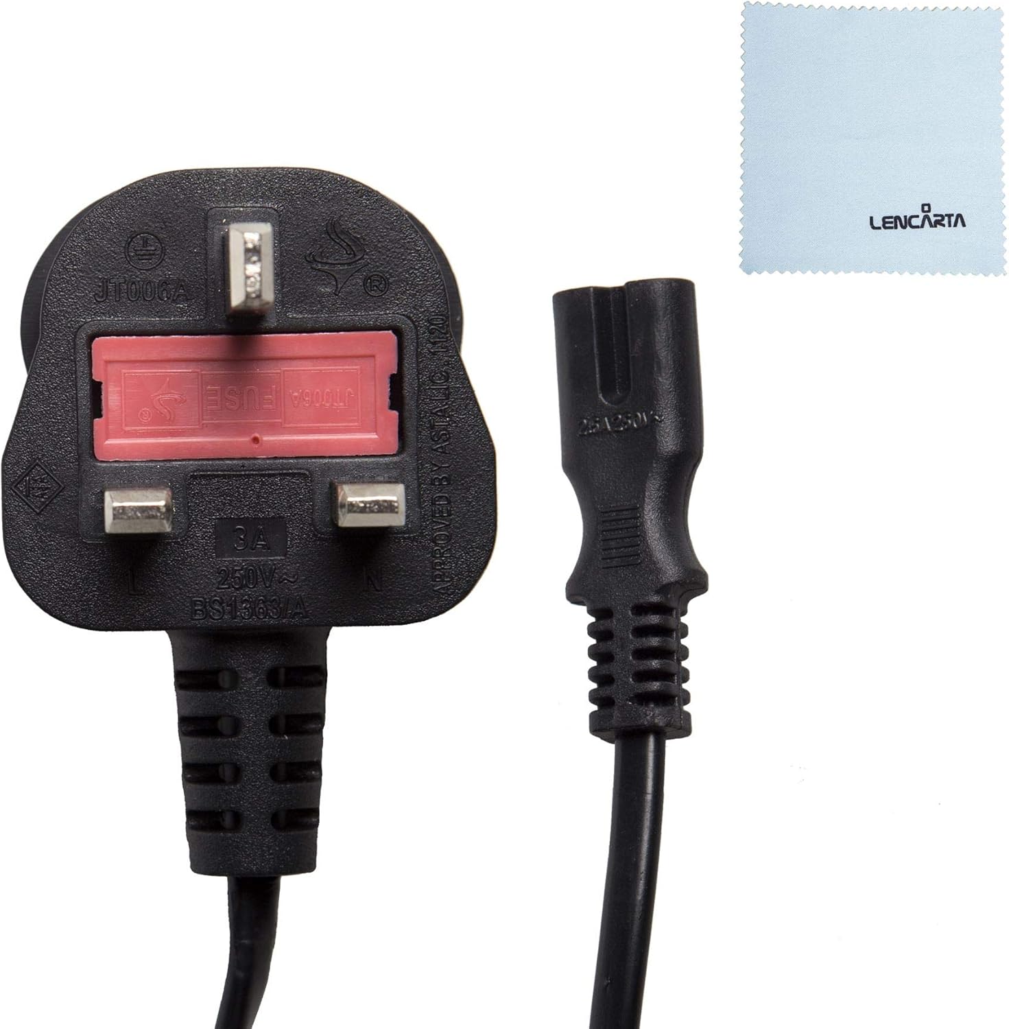 Figure of 8 Mains 3m Power Cable – BigaMart