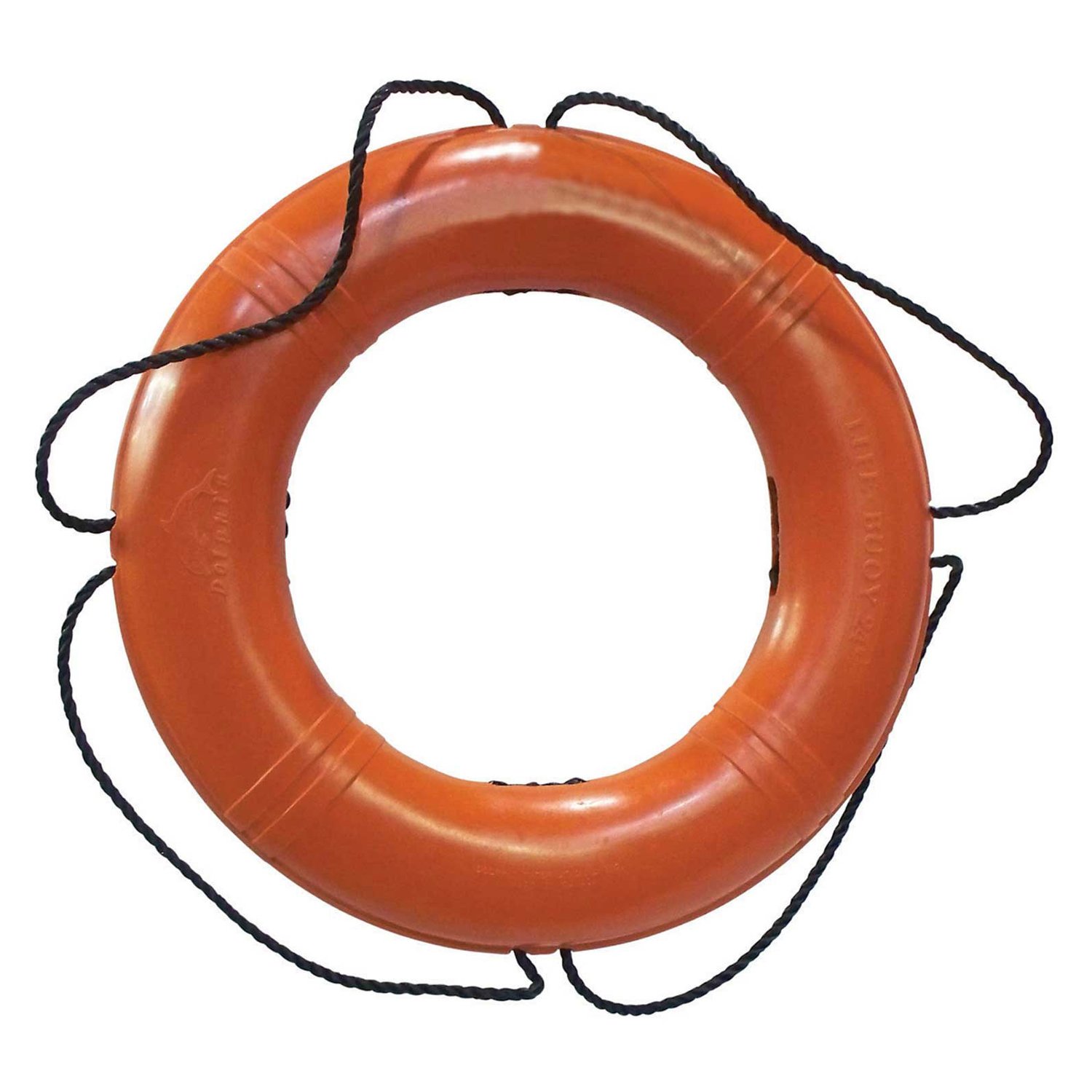 Dock Edge + Inc. USCG Approved Dolphin Life Ring Buoy (Orange, 20-Inch ...