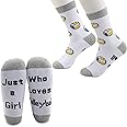 CMNIM Volleyball Gifts for Teen Girls 2 Pairs Novelty Volleyball Socks ...
