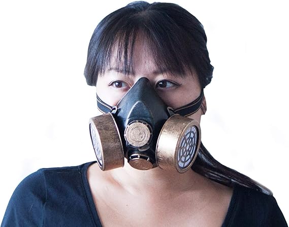 Costume Fake Gas Mask for Adults, Men Women. for Raves, Festivals ...