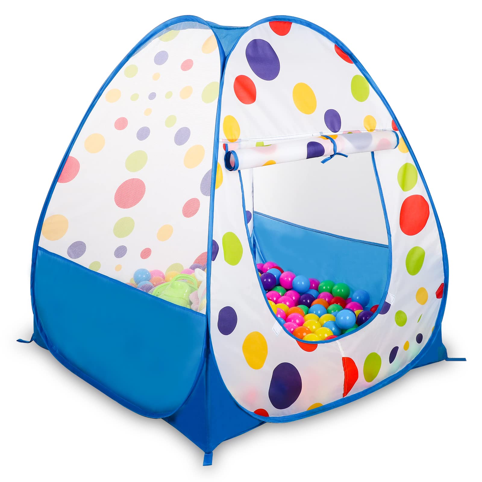 EocuSun Pop Up Playhouse, Ball Pit Kids Play Tent for Indoor & Outdoor ...
