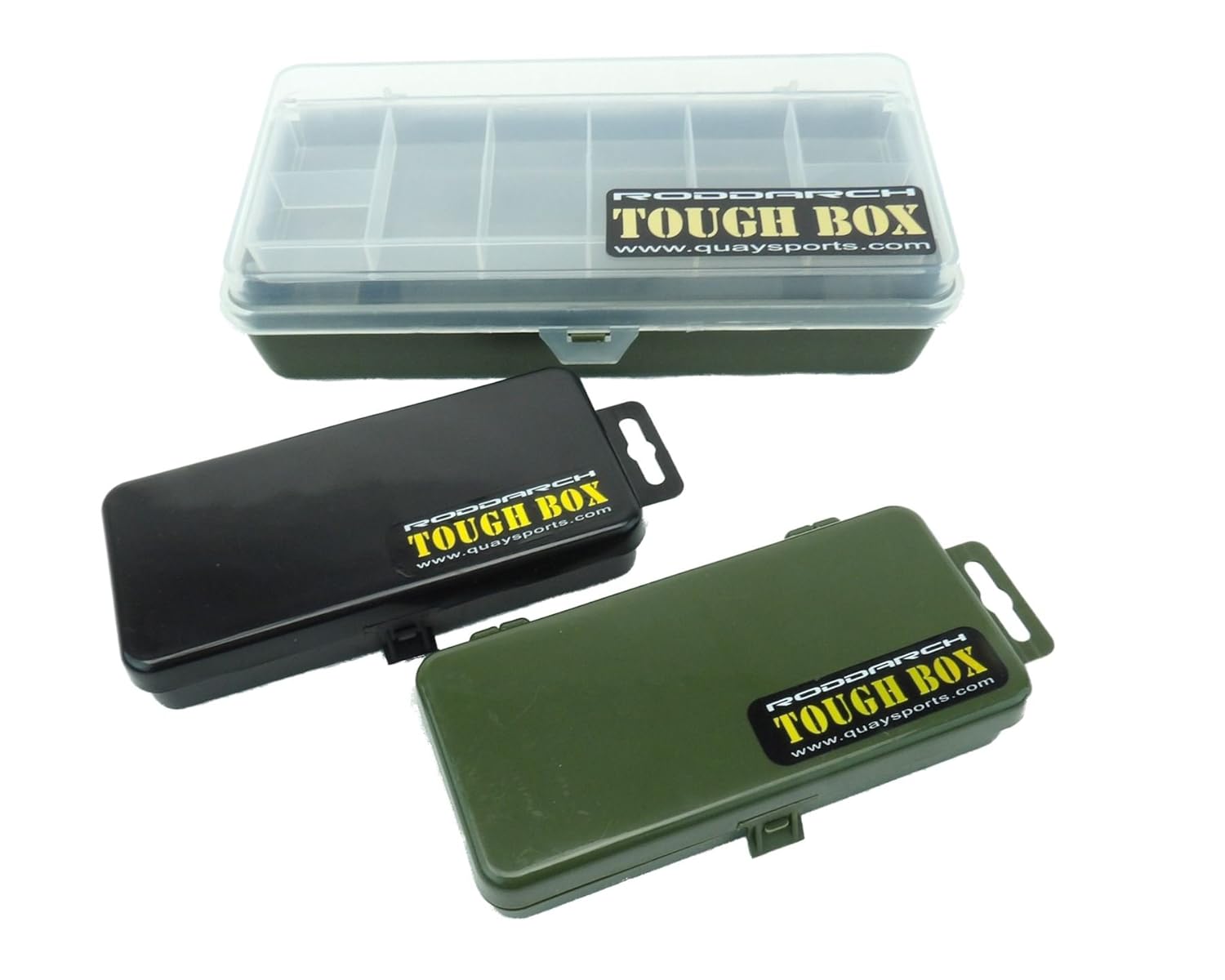 Roddarch 3 x Fishing Tackle Box Set for Plugs Lures Spinners Hooks ...