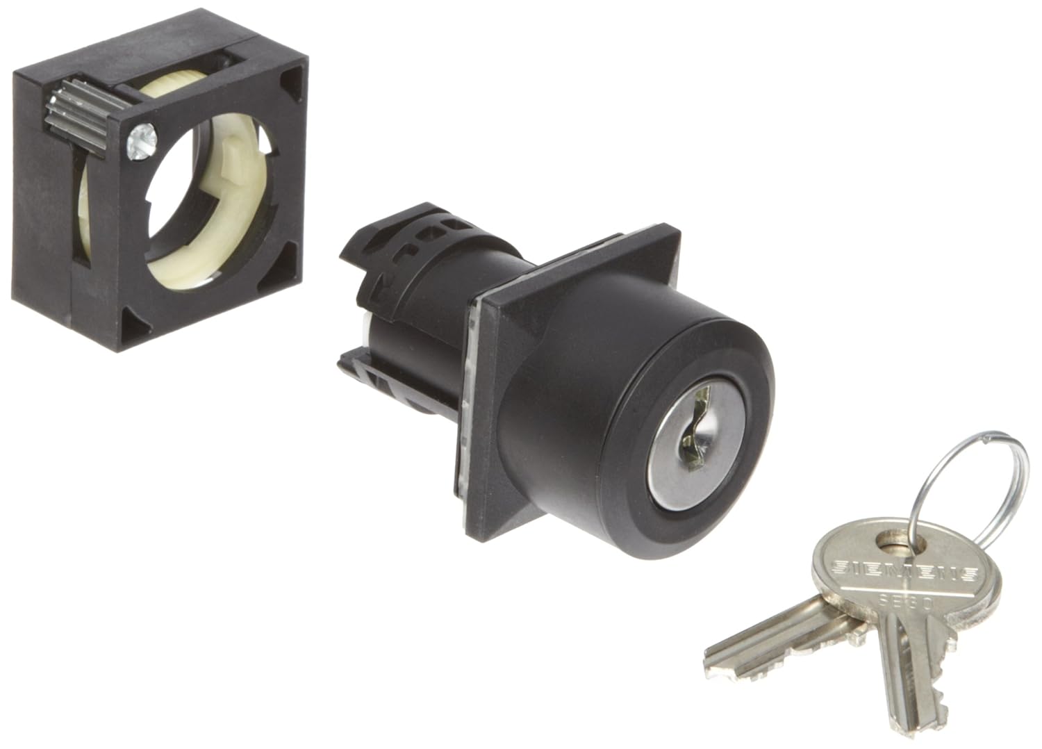 Siemens 3SB31 10-4BD01 RONIS flat Key Operated Switch, 2 Keys, 2 ...