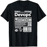 Amazon.com: Devops Barcode programming computers source code geek Linux T-Shirt : Clothing ...