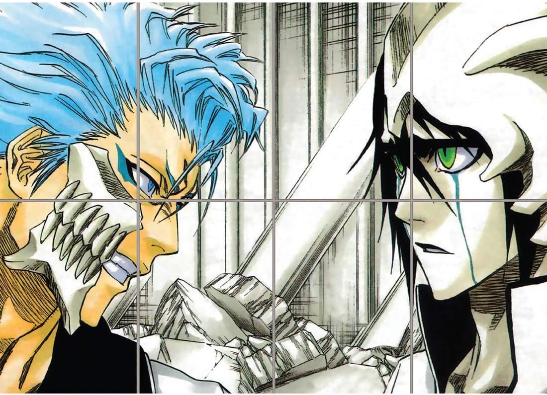 GRIMMJOW VS ULQUIORRA BLEACH ANIME MANGA JAPANESE JAPAN CARTOON GIANT ...